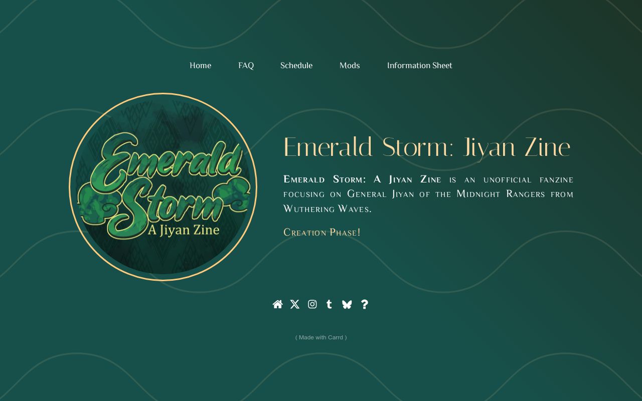 Emerald Storm: A Jiyan Zine
